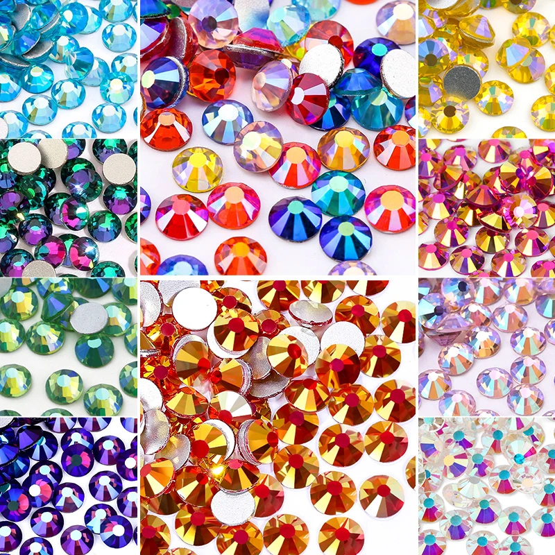 Rhinestones|Glitter Flatback Rhinestones Crystal Strass | Free shipping ...