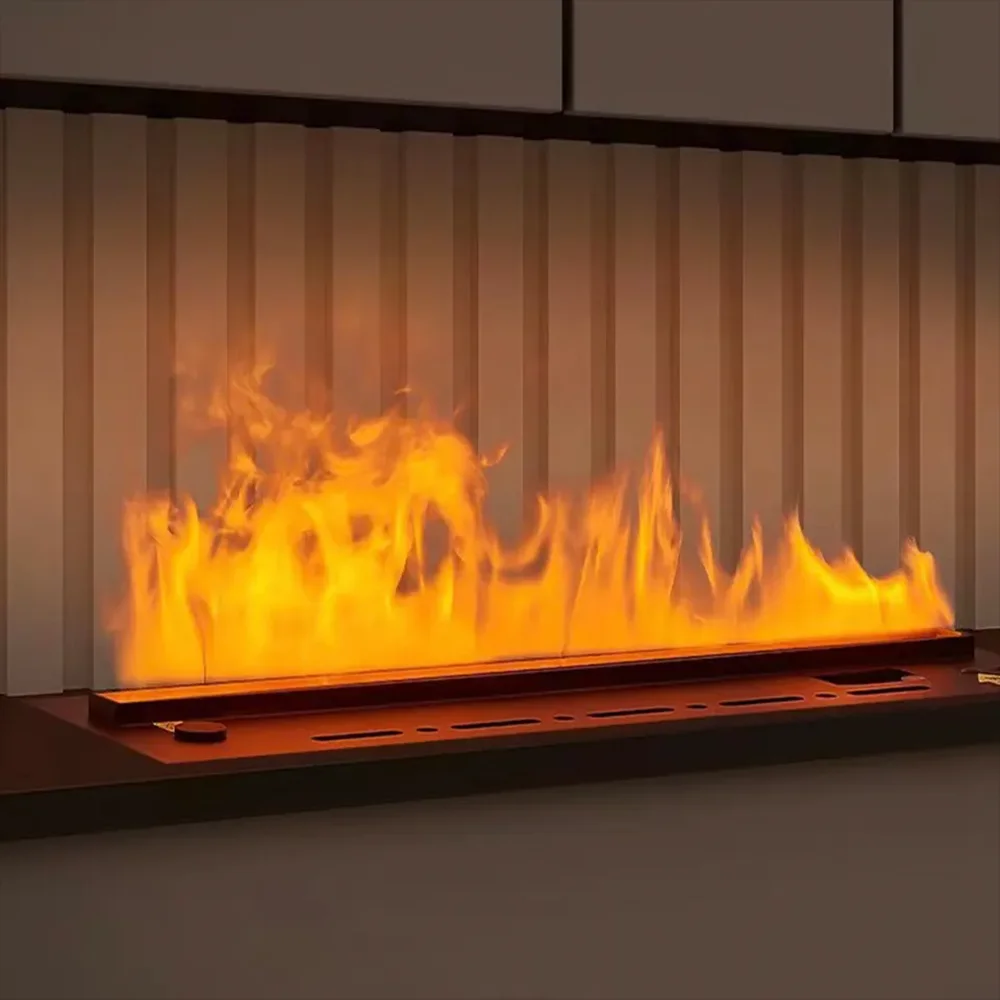 3D Atomized Fireplace With Colorful Flame ECO Decorative no risk of ...