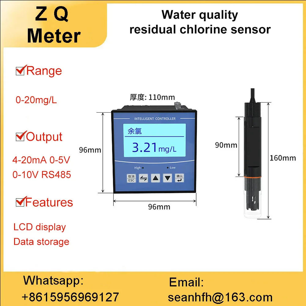 On-line-constant-voltage-residual-chlorine-analyzer-chlorine-dioxide ...