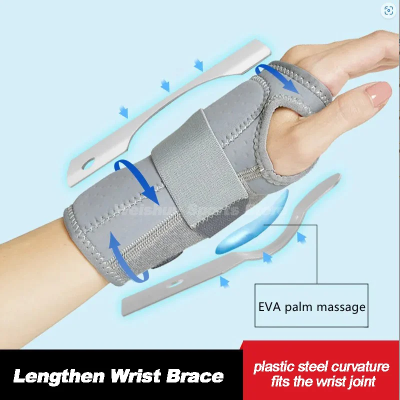 Carpal-Tunnel-Wrist-Brace-with-Open-Wear-Design-and-Double-arc-Plastic ...
