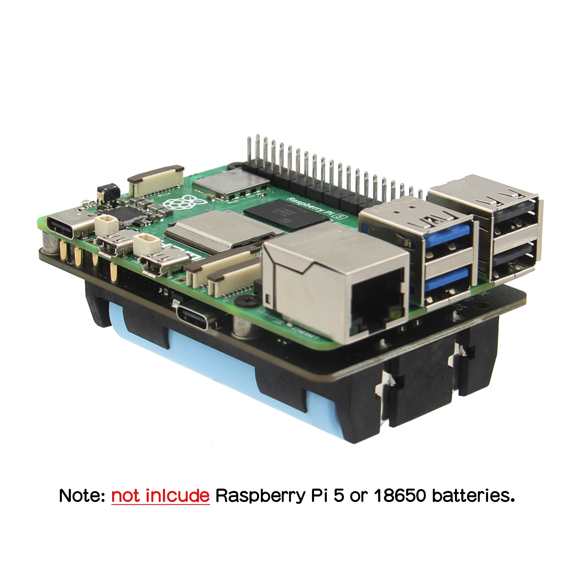 Geekworm-Raspberry-Pi-5-18650-UPS-X1200-V1-2-Power-Mangement-Board-for ...