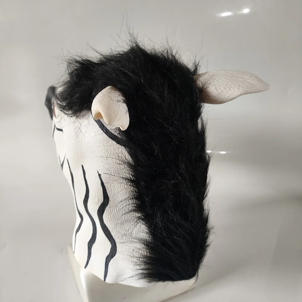 Mascara De Cabeca De Zebra