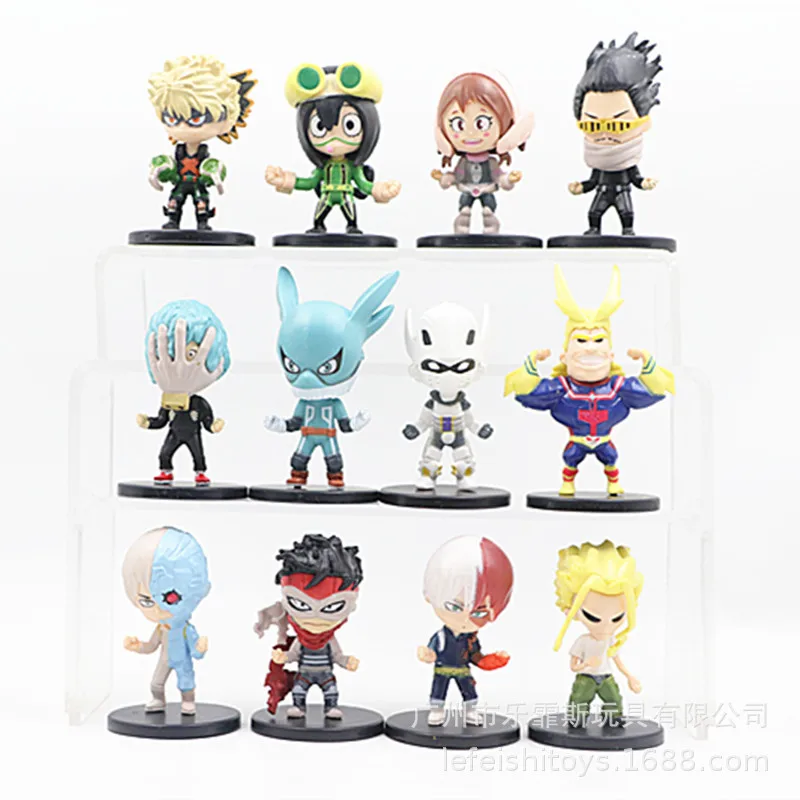 12pcs-Anime-My-Hero-Academia-Figure-Izuku-Midoriya-Shouto-Todorok ...