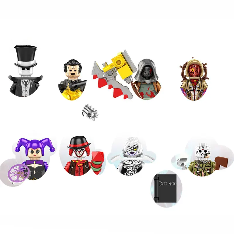 Halloween-Horror-Movie-Building-Blocks-Leatherface-Butcher-Jason-Bricks ...