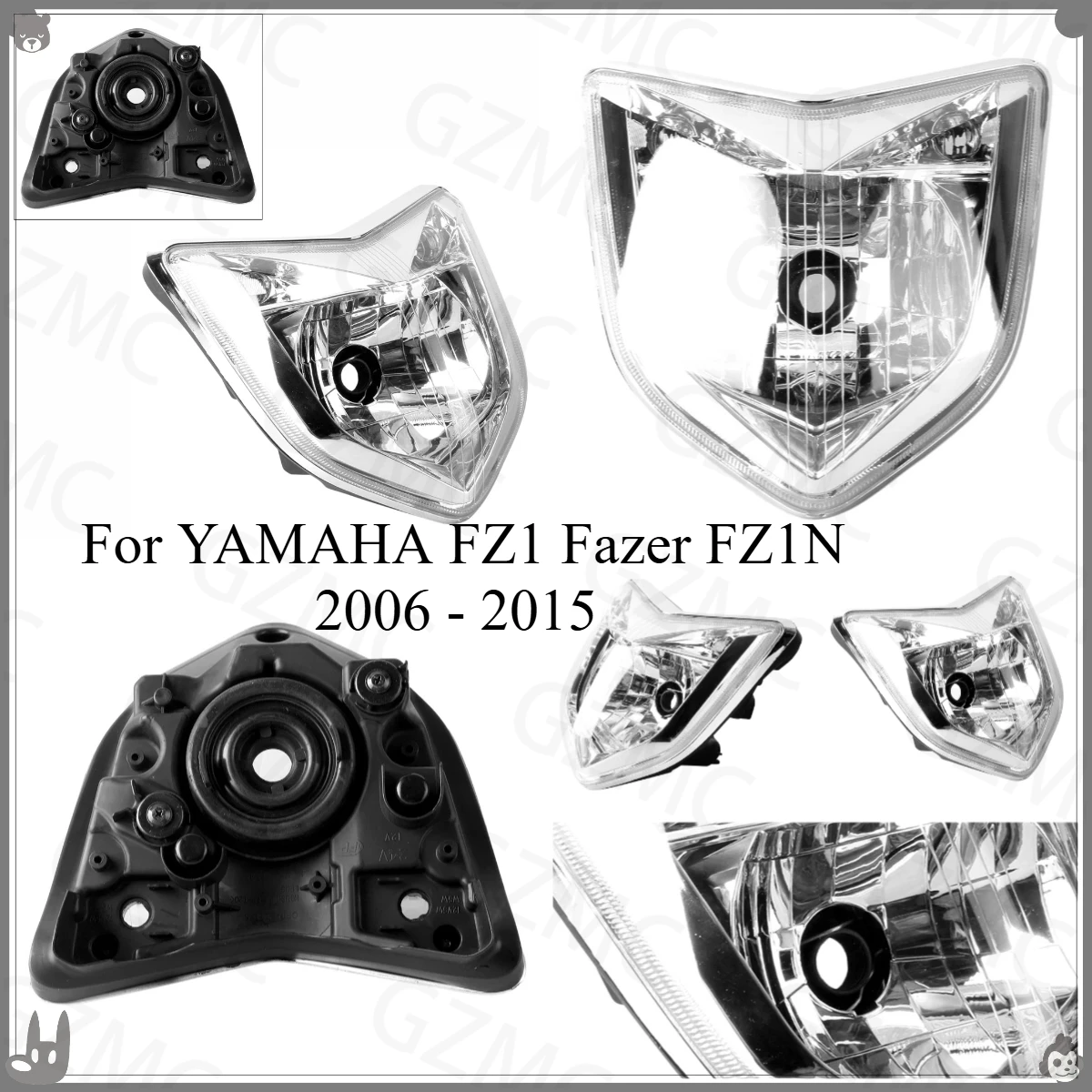Motorcycle Light For YAMAHA FZ1 Fazer FZ1N 2006 - 2015 Headlight ...