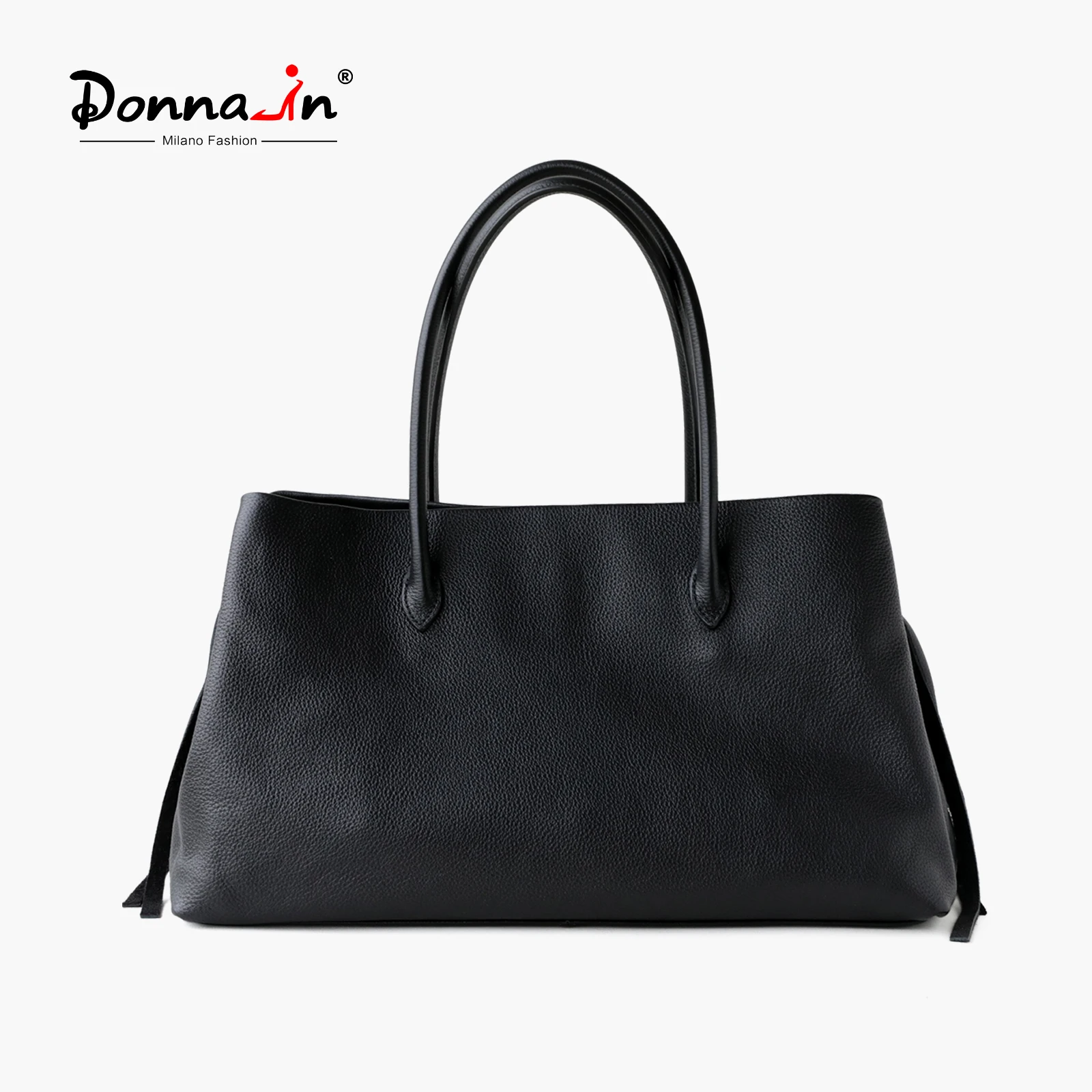 Donna-in Genuine Leather Large Tote Bag for Women Natural Suede Casual ...