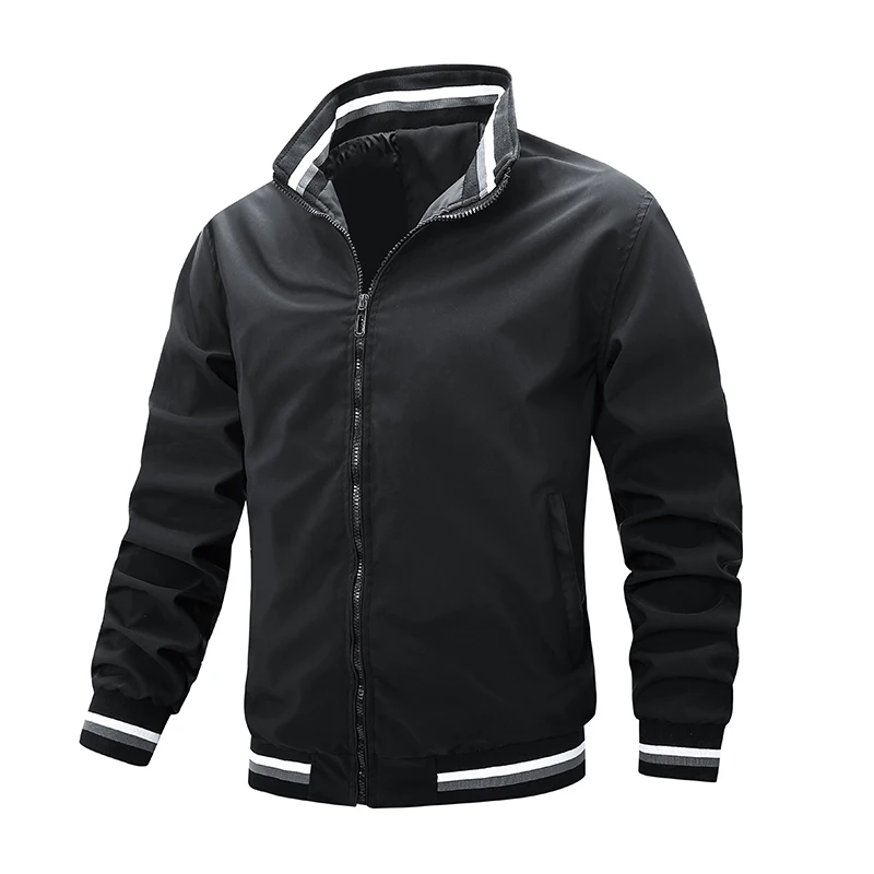 Quality-Bomber-Casual-Jacket-Men-Autumn-Outerwear-Mandarin-Sportswear ...