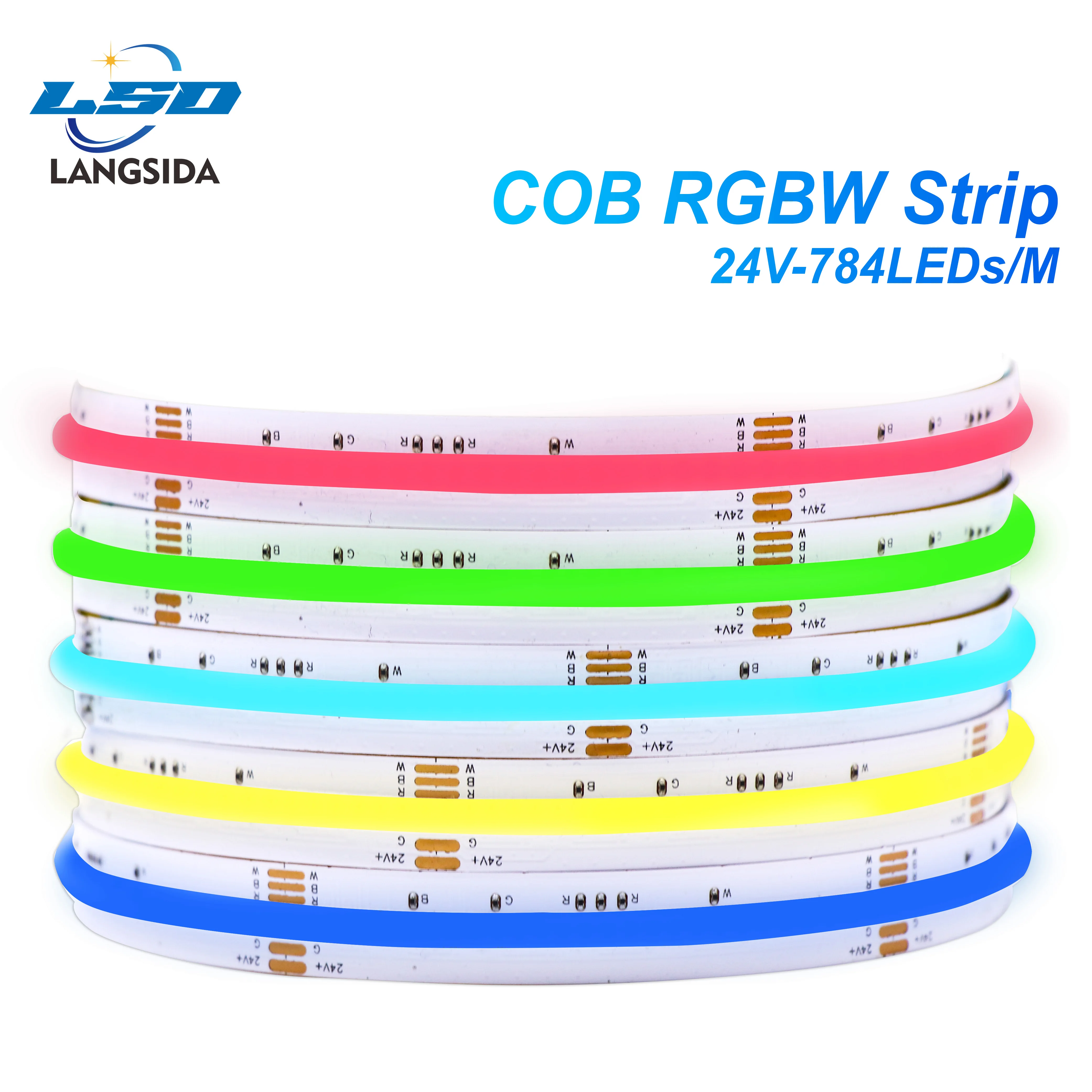 Colorful COB LED Strip RGB RGBW RGBWW 784LEDs/M Light High Density ...