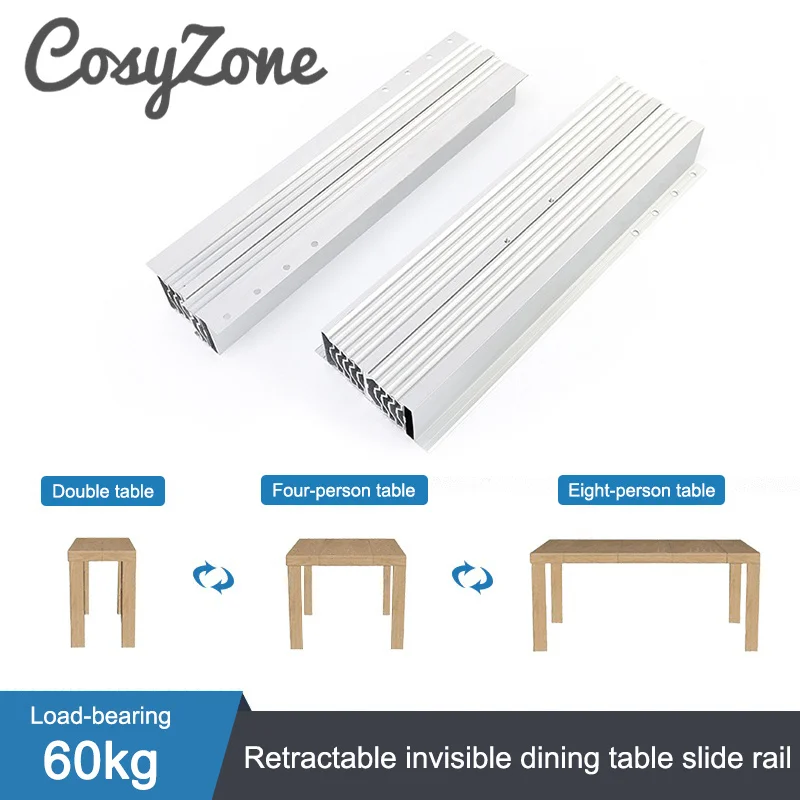 Folding Table Telescopic Track 1.8m/2.5m Multifunctional Desk ...