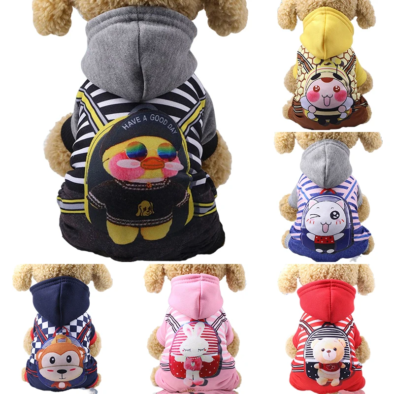 Cartoon-Overalls-For-Dogs-Clothes-Winter-Warm-Pet-Dog-Jacket-Coat-Puppy ...