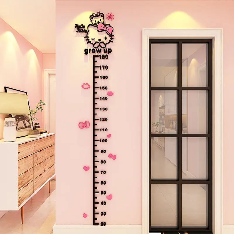 New-Sanrio-Hello-Kitty-Height-Measurement-Wall-Stickers-Decor-Children ...