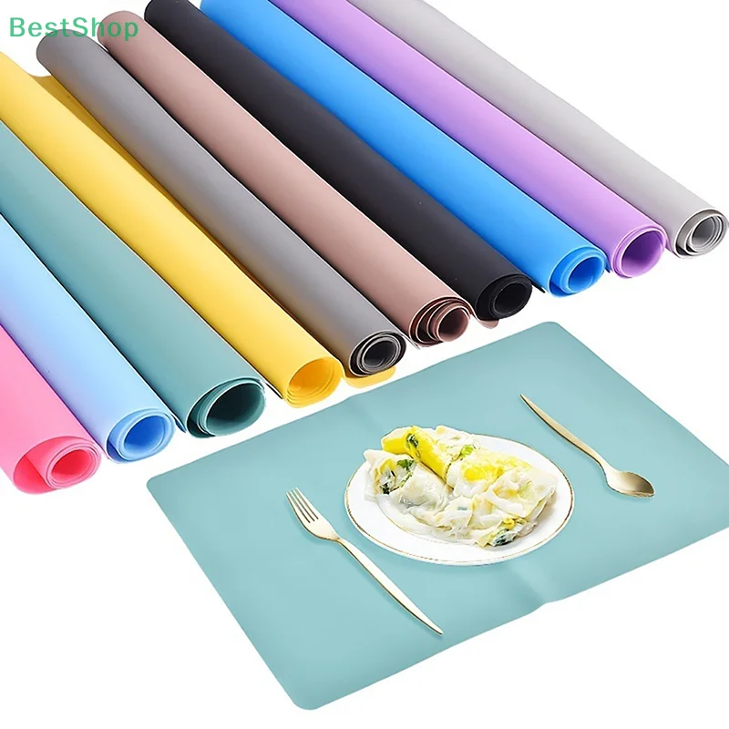 〔Victoria〕Silicone Waterproof Placemat Table Mat Heat Anti Slip ...