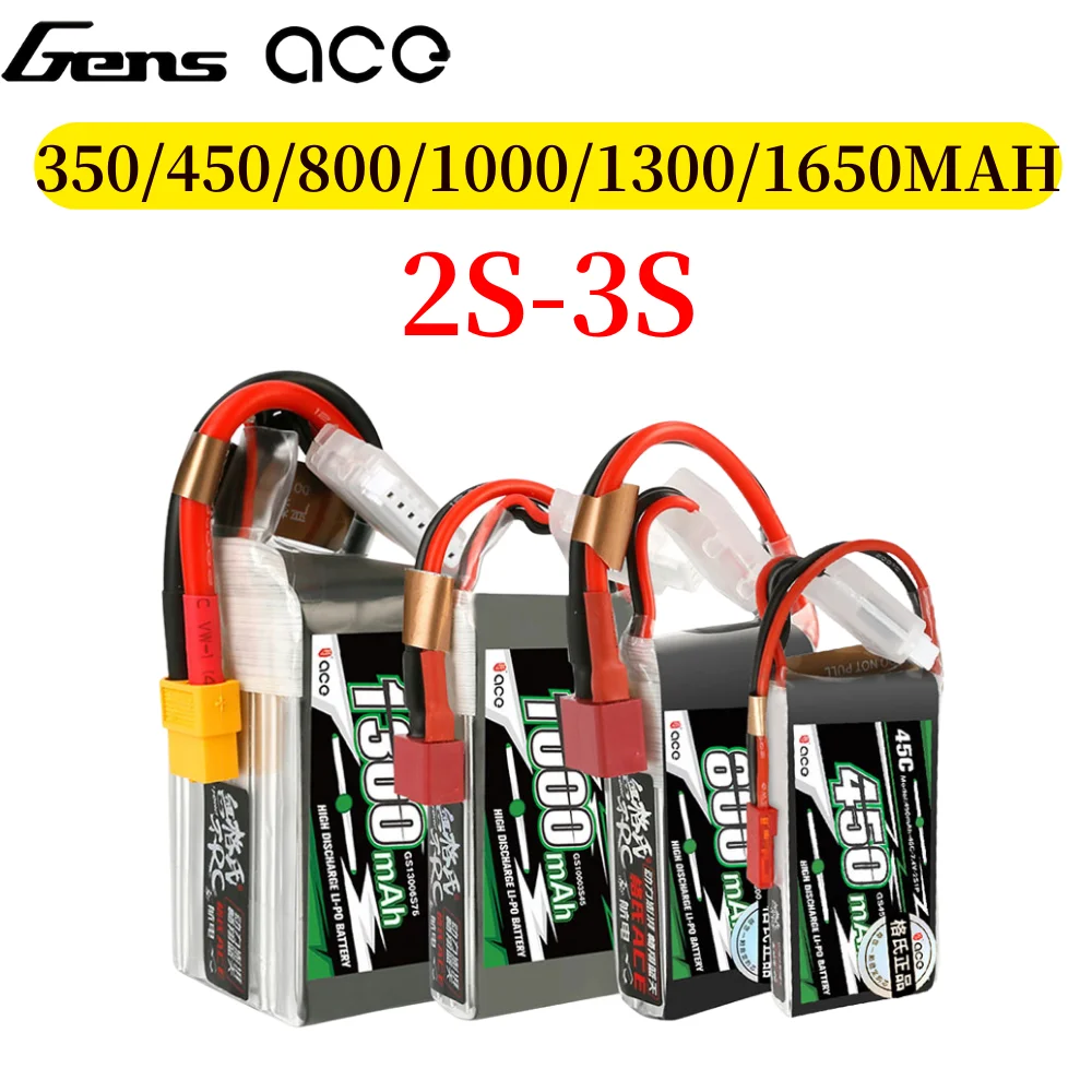 Gens-ACE-350mAh-450mAh-800mAh-1000mAh-1300mAh-1650mAh-2S-3S-7-4V-11-1V ...