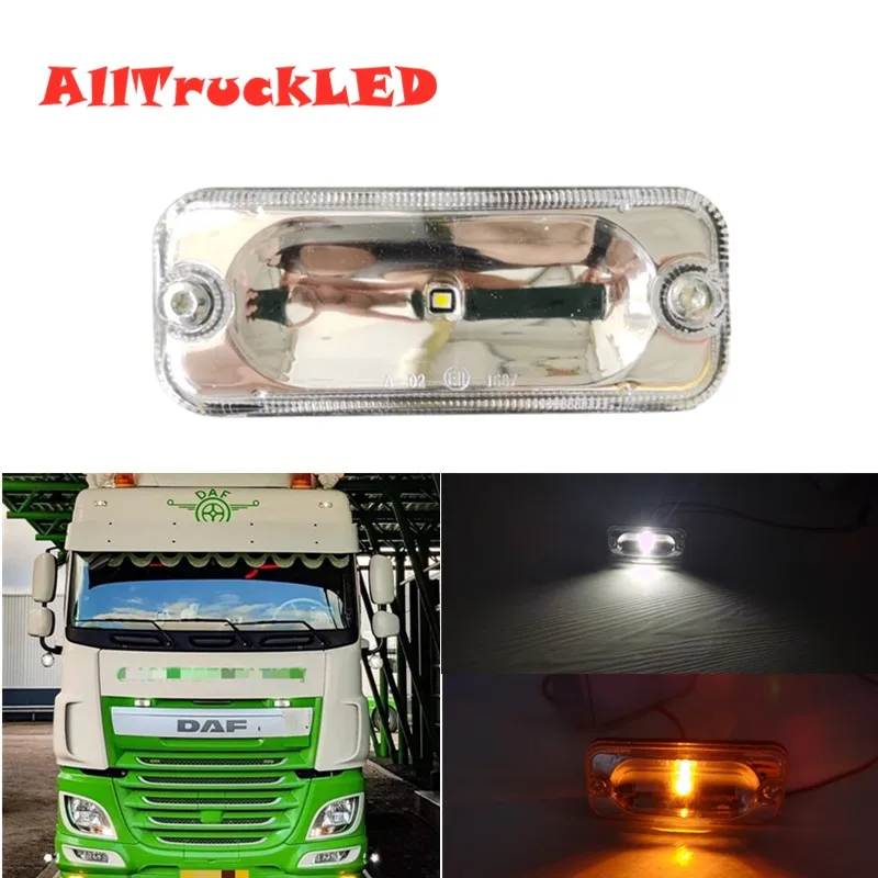 1x-LED-White-Lights-For-DAF-DAF-truck-XF95-XF105-XF106-XF530-CF85 ...