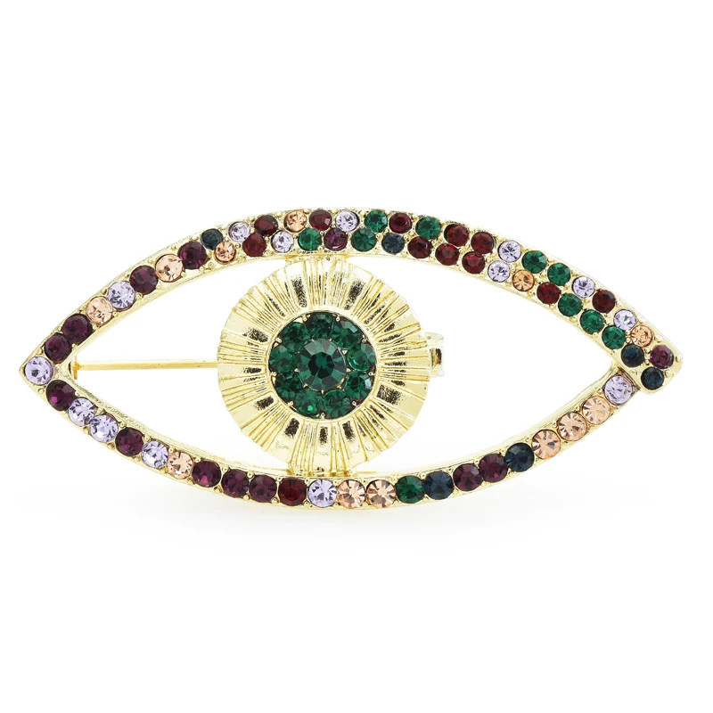 Wuli&baby Classical Eye Brooches For Women Unisex 2-color High Quality ...