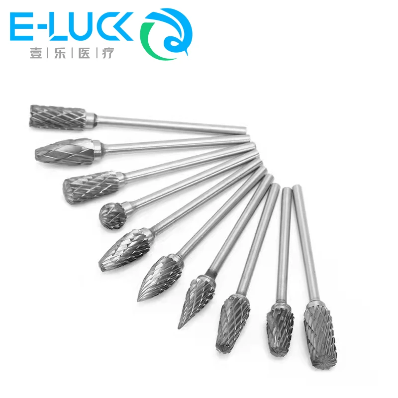 1pc Dental Carbide Burs Tungsten Steel File Trim Polish Metal Ceramic ...