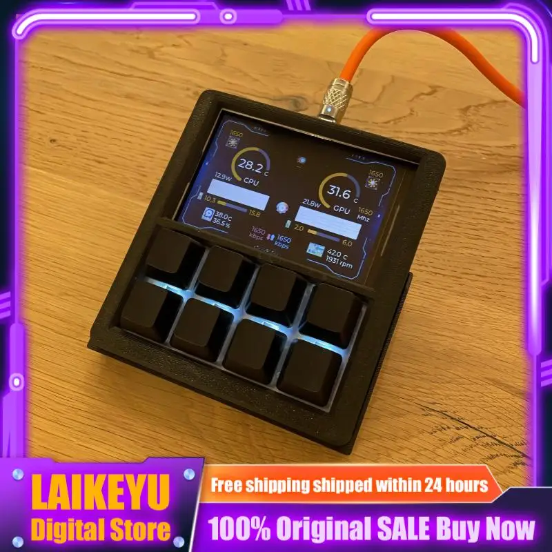 Designer Shortcut Keyboard Programmable With Screen Rgb Streamdeck ...