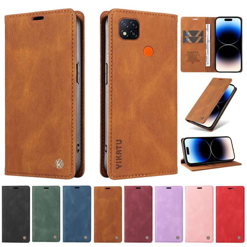 Luxury-Wallet-Leather-Protect-Case-For-Xiaomi-Redmi-9-Activ-9C-NFC-9AT ...