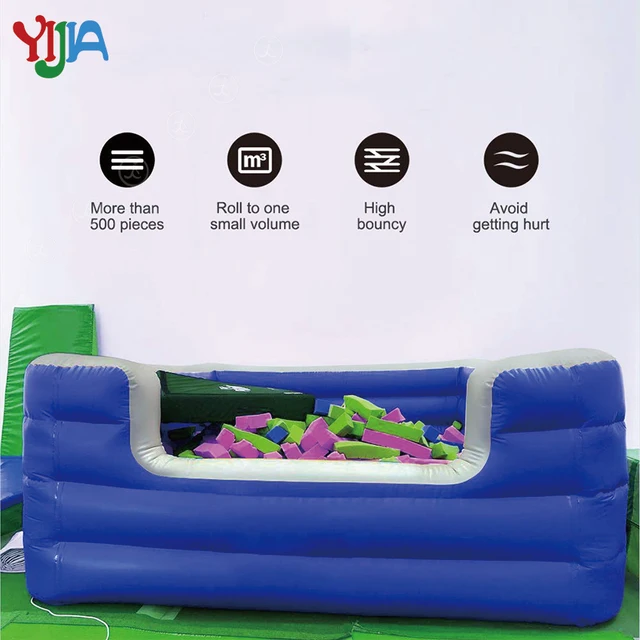 Popular 2.5/3/4m Custom Gymnastics Inflatable Air Bit/Gym Foam ...