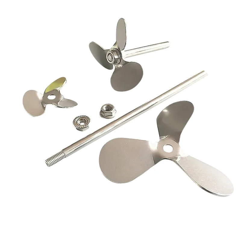1pcs lab stainless steel DIA40mm to 120mm three blade propeller ...