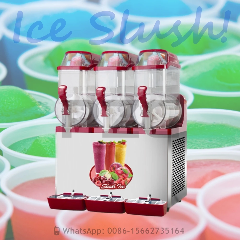 M-quina-de-hielo-comercial-de-3x12L-sujetadores-de-nieve-de-fruta-Pupi ...