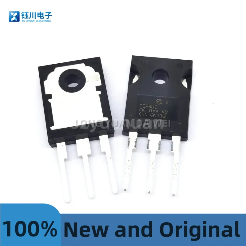 5PCS-TIP36C-Mutual-Supplementary-Power-Transistor-TO-247-Triode-BJT-New ...