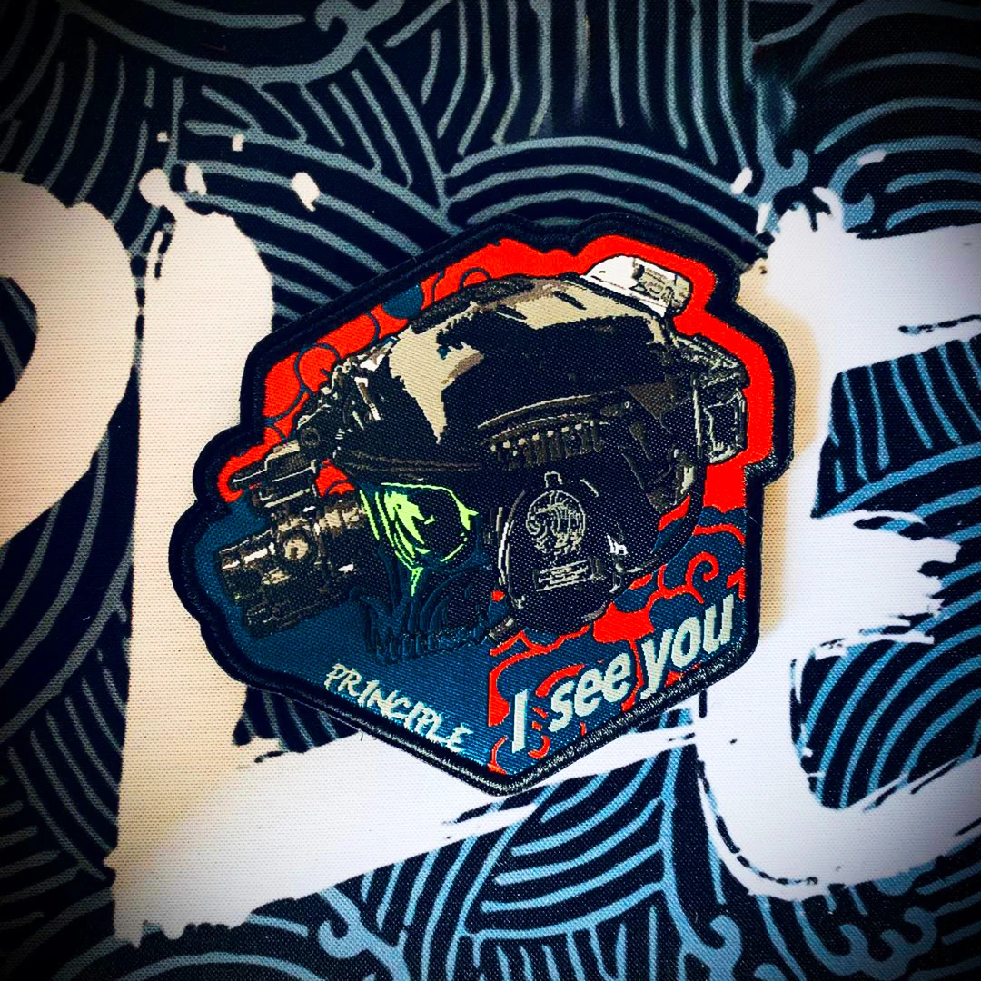 I-see-you-Skeleton-Soldier-Tactical-Morale-Badges-Embroidered-Hook-Loop ...