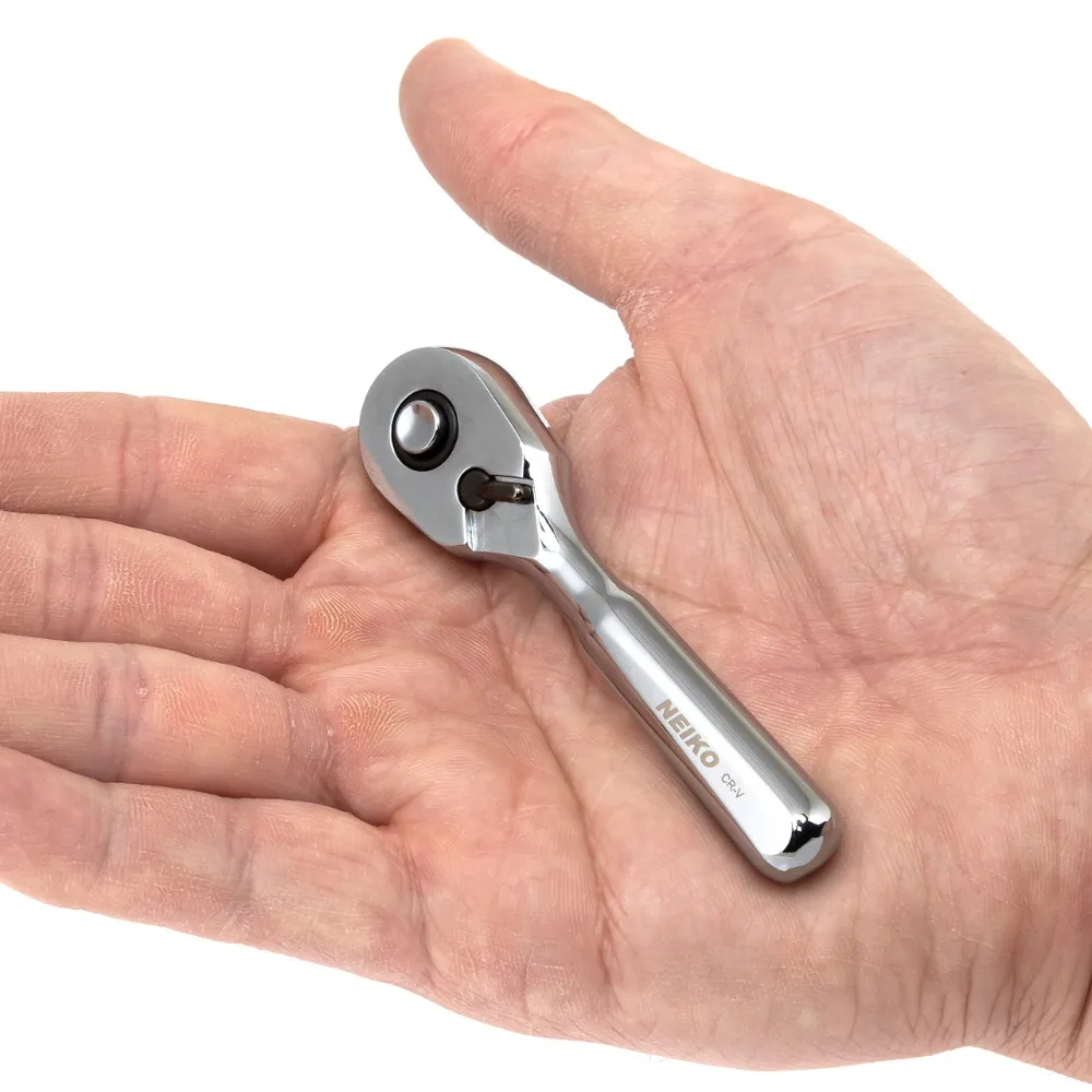 1-4-Inch-Drive-Stubby-Ratchet-Mini-Quick-Release-Square-Head-Spanner ...