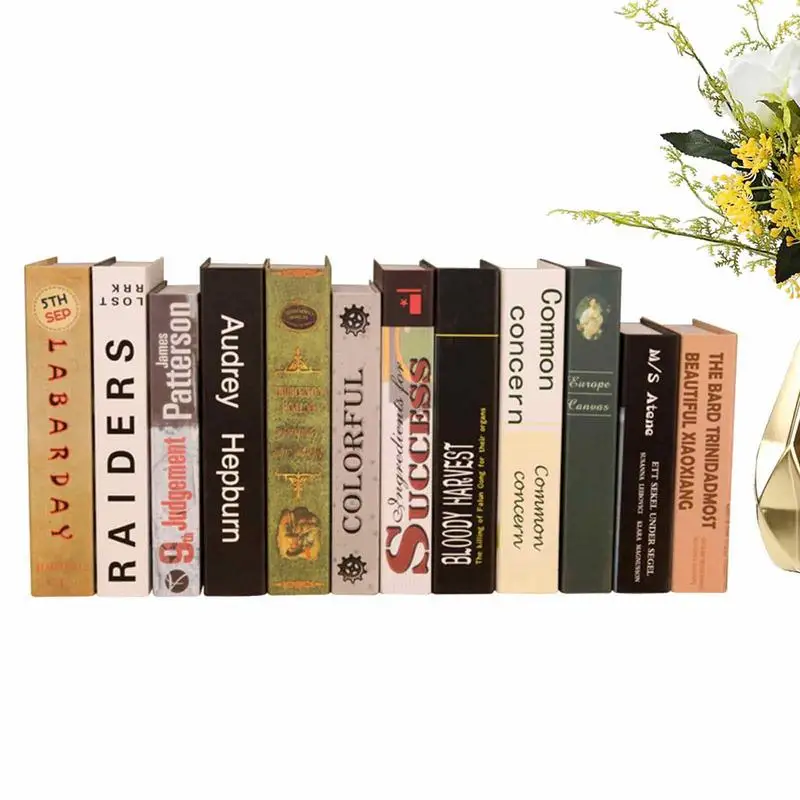Fashion Simple Fake Books Display Ornament Luxury Decorative Book ...