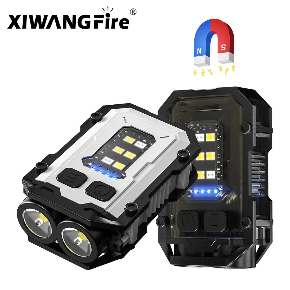 New-Keychain-Light-Outdoor-Dual-Light-Source-Strong-Light-USB ...