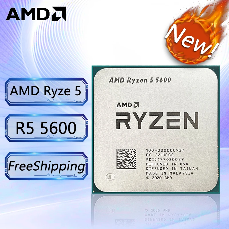 AMD-Ryzen-5-5600-PC-Gamer-CPU-R5-5600-65W-DDR4-Acess-rios-para-desktop ...