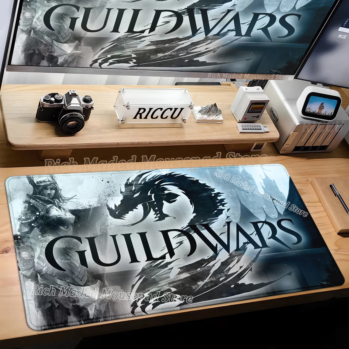 Game Desk Mat Guild Wars 2 Mouse Pad Notbook Computer Gaming Mousepad ...