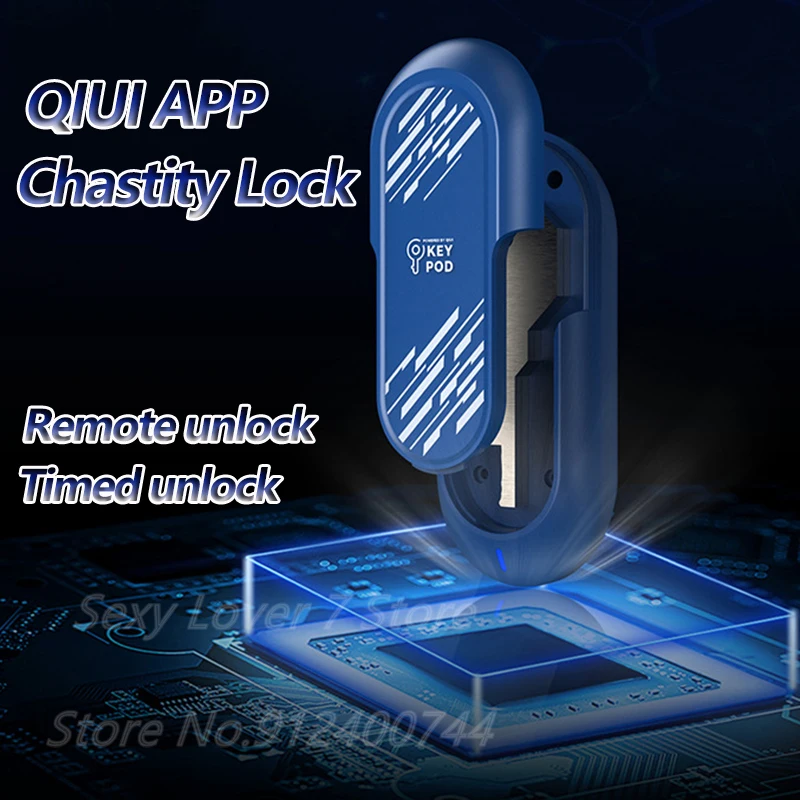Timed Unlock Qiui Key Pod Chastity Lock App Remote Control Unlock Penis ...