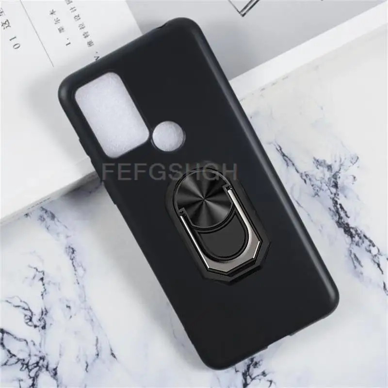 For-TCL-30-SE-Case-306-305-Back-Finger-Ring-Soft-TPU-Silicone-Case-For ...