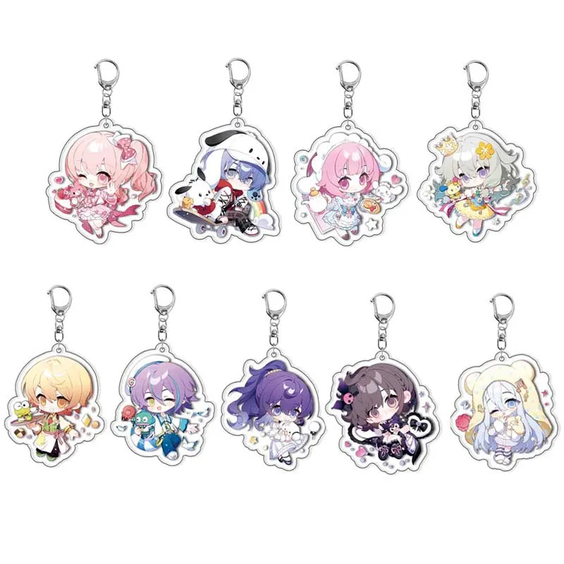 Anime PJSK Keychain 55mm Pin Brooch Project Sekai Momoi Airi Hinomori ...
