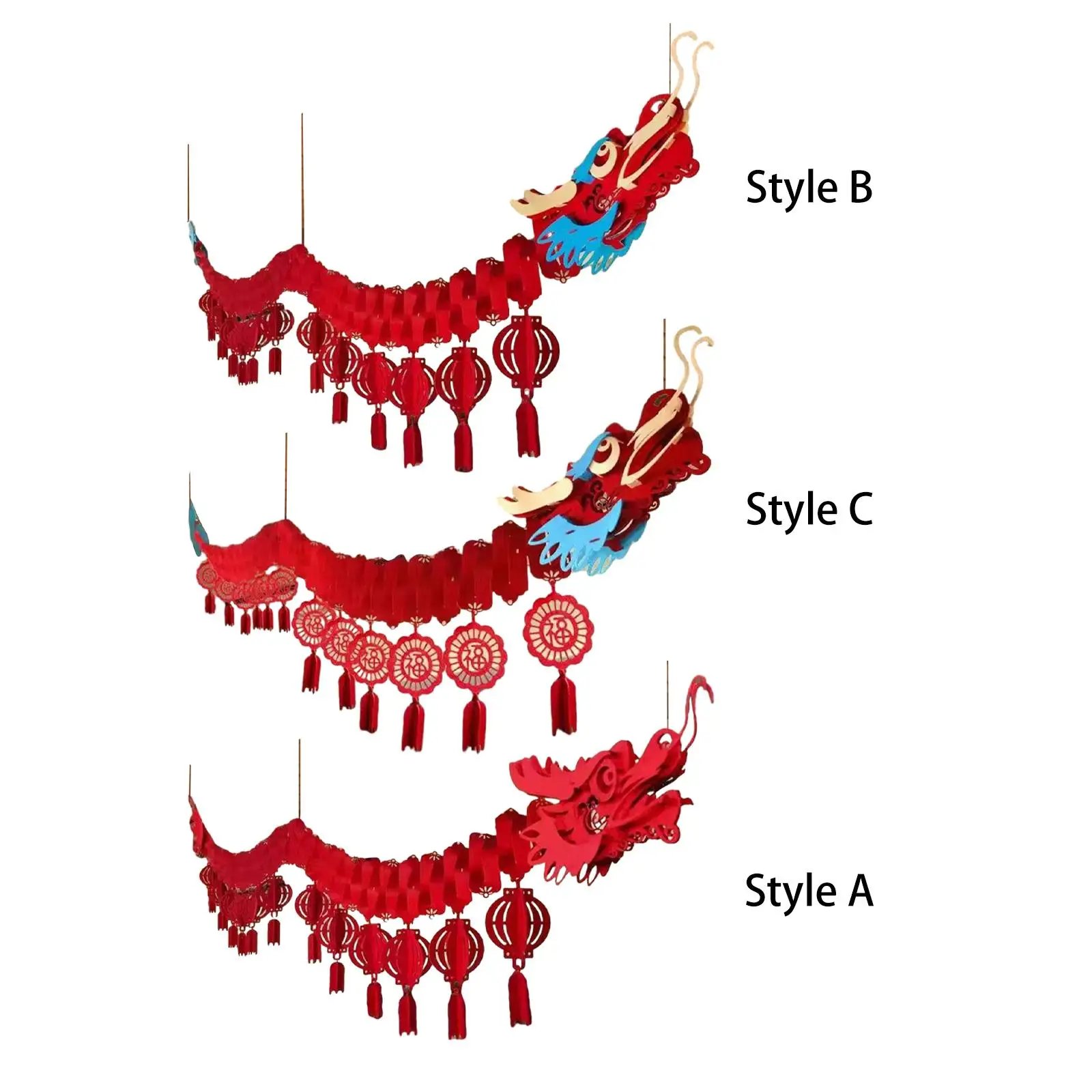Paper Dragon Ceiling 2024 Chinese Paper Dragon, Party Garland for ...