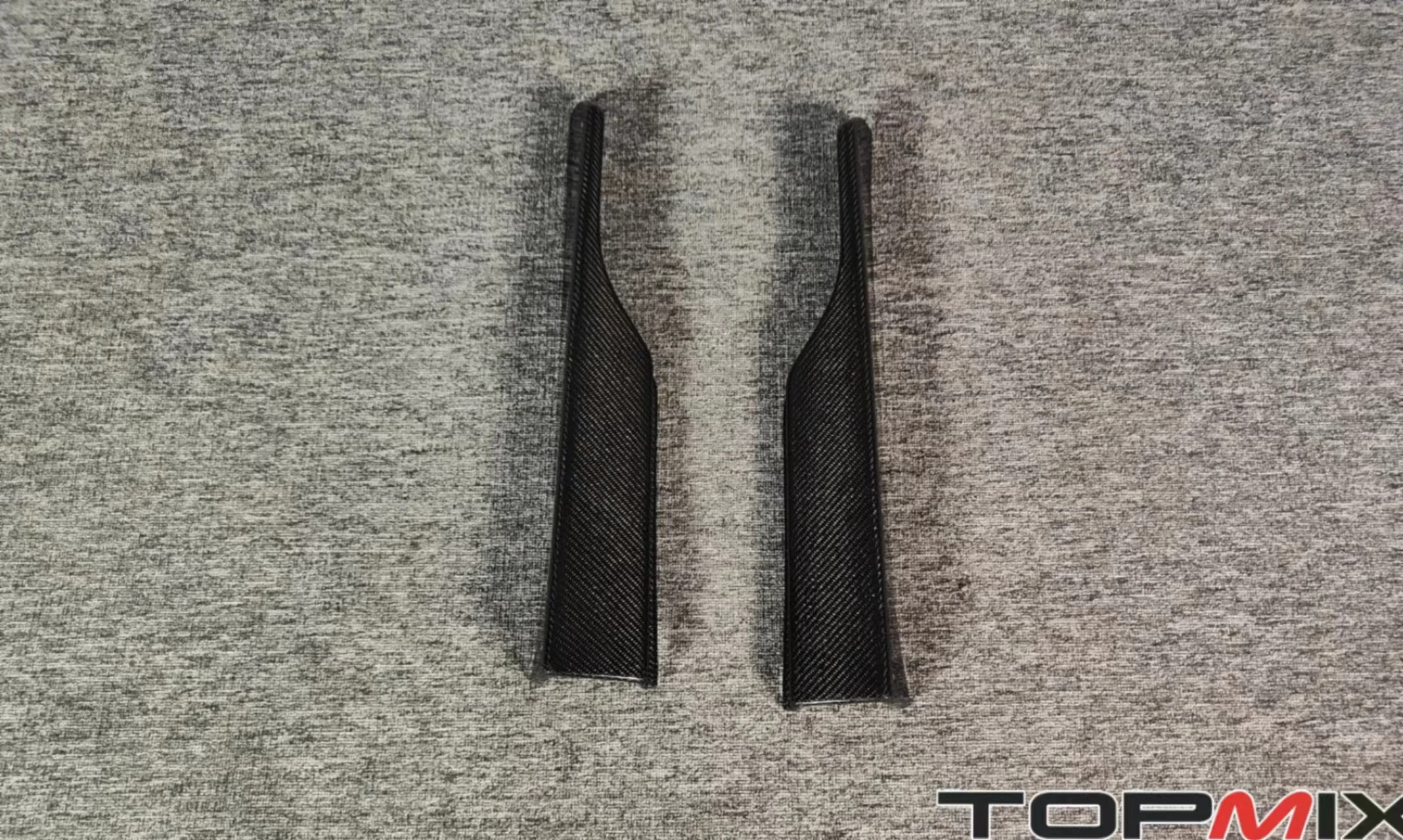 Real-Carbon-Fiber-Feel-s-Style-Side-Skirt-Spat-Splitter-Lip-Addon-fit ...