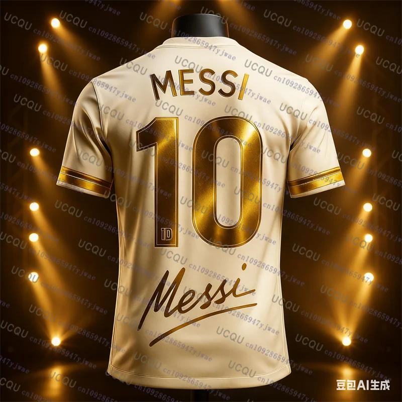 New Arrival Special Edition Messi No.10 Football Jersey Oversize Sport ...