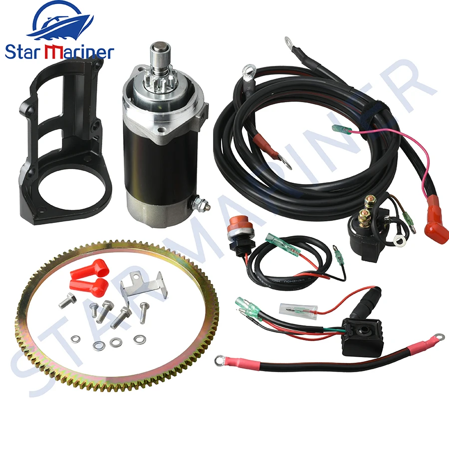 KIT de arranque eléctrico para Motor fueraborda SUZUKI DT40 40HP ...
