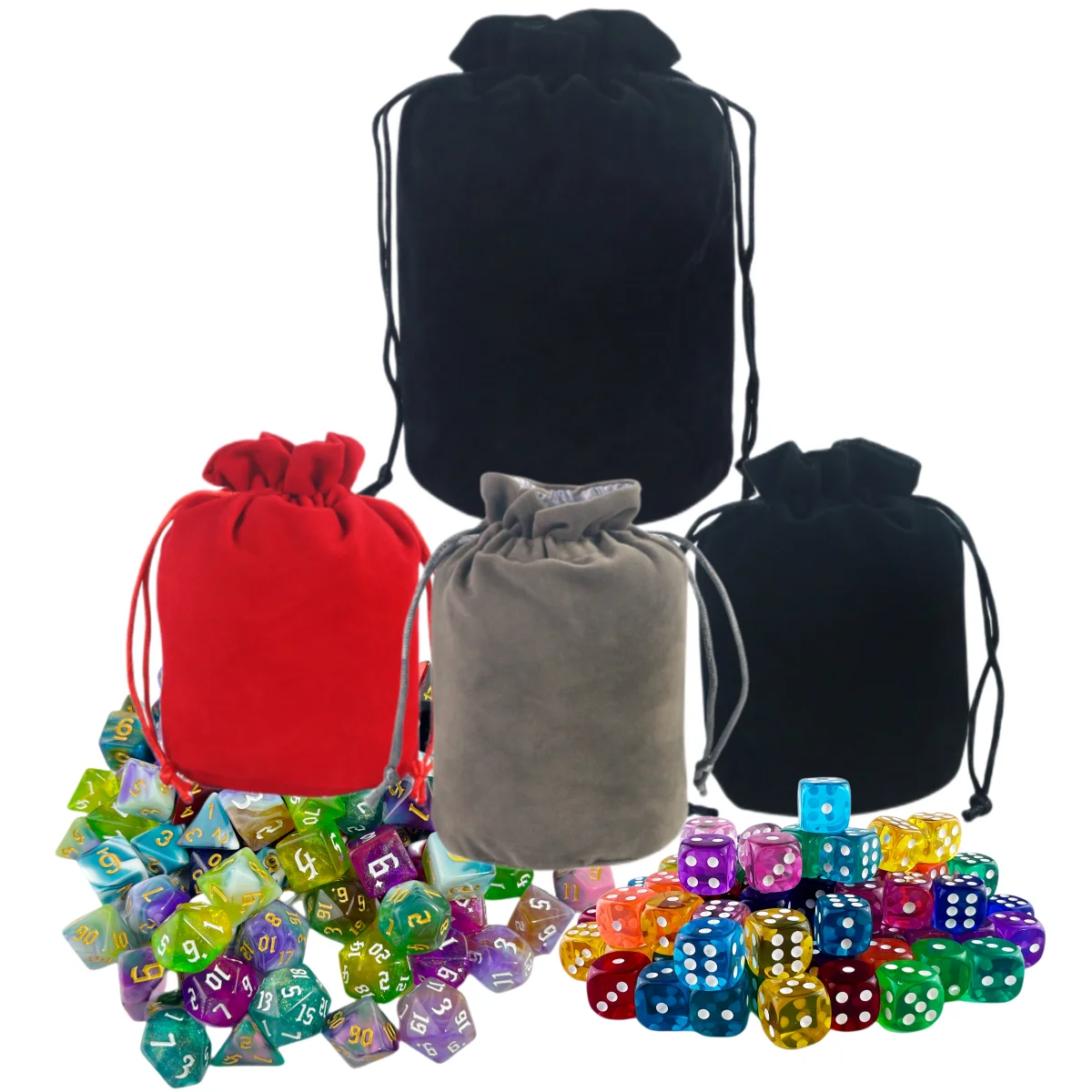 Dice Bag Dice Holder Role Game High Quality Velvet Drawstring Bag ...