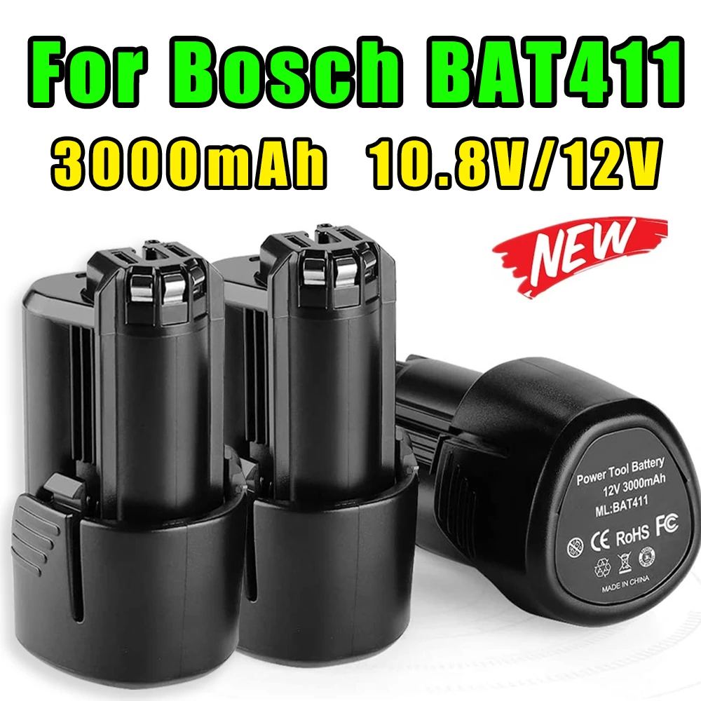 Bat411-3-0Ah-bater-a-de-10-8-V-12V-para-Bosch-BAT411A-BAT412A-BAT413A ...