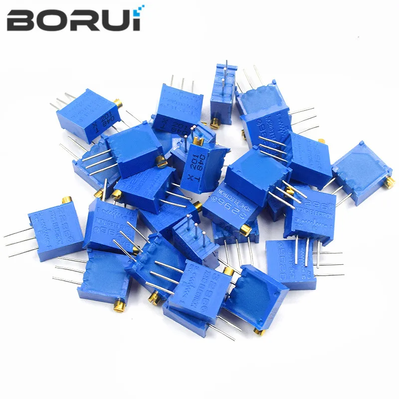 10-p-s-3296-3296x-s-rie-resistanceohm-trimpot-trimpot-potenci-metro-1k ...