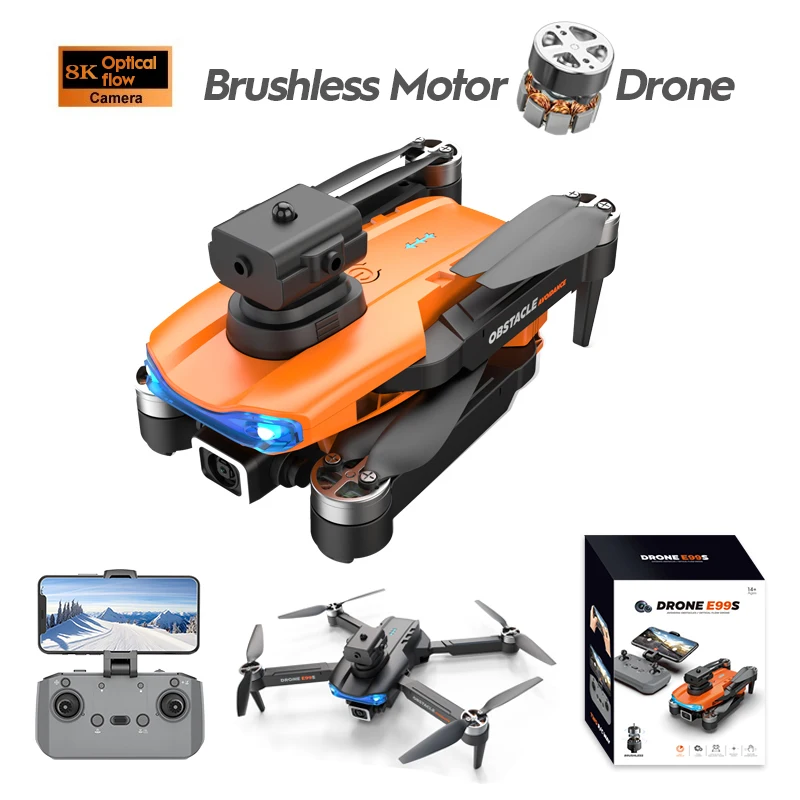 New-E99S-Drone-5G-WiFi-FPV-Brushless-Motor-GPS-Return-360-Laser ...
