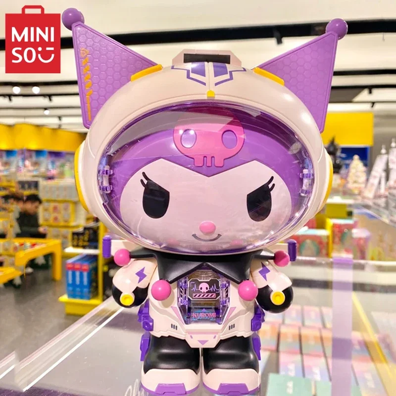 MINISO-Sanrio-Kuromi-building-blocks-punk-robot-figures-cool-model ...