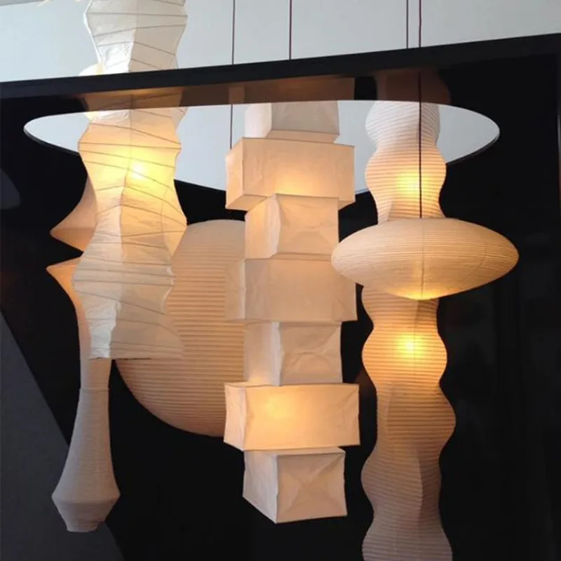 Janpanese-Akari-Rice-Paper-Lamp-modern-Noguchi-Yong-Pendant-Lamp-Living ...