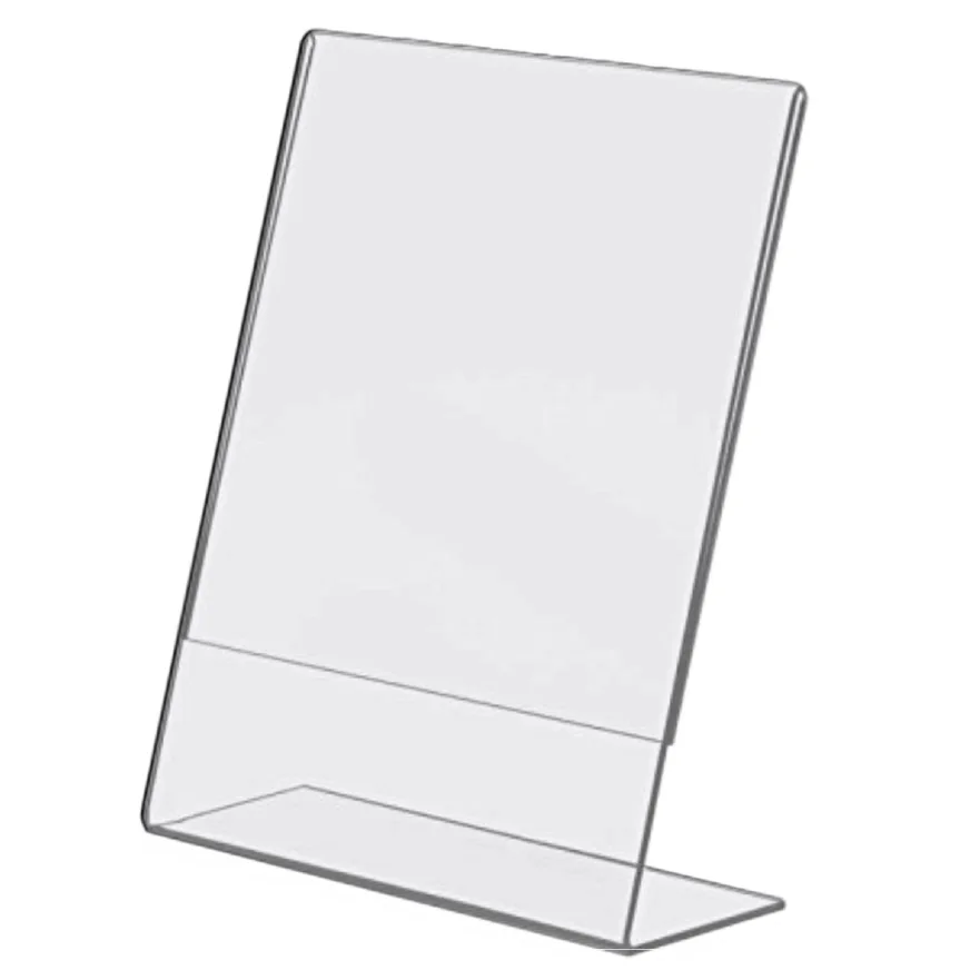 Acrylic-Sign-Holder-Vertical-Clear-Plastic-Sign-Holder-Picture-Photo ...
