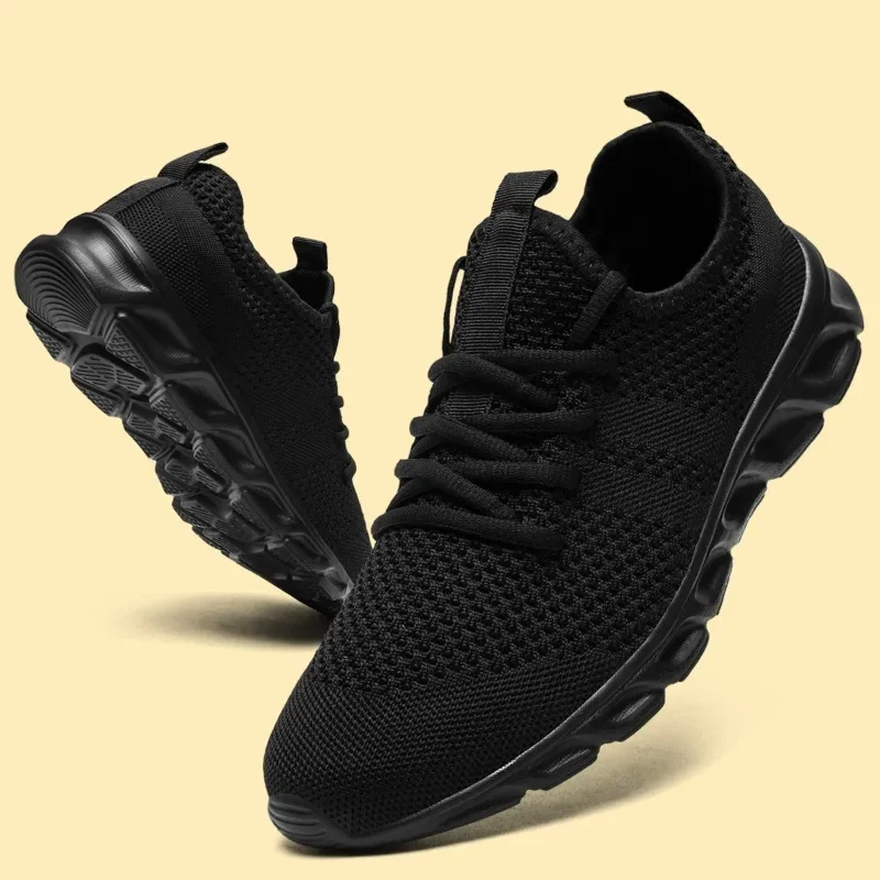 Knitting-Mesh-Breathable-Shoes-Anti-slip-Men-s-Running-Shoe-Comfortable ...