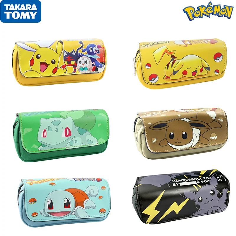 Trousse-crayons-Pok-mon-Pikachu-pour-enfants-grande-capacit-fournitures ...