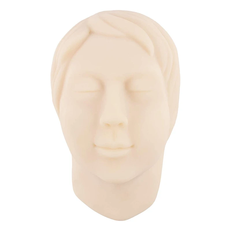 Training Silicone Mannequin Face Model Head Model For Micro Plastic ...