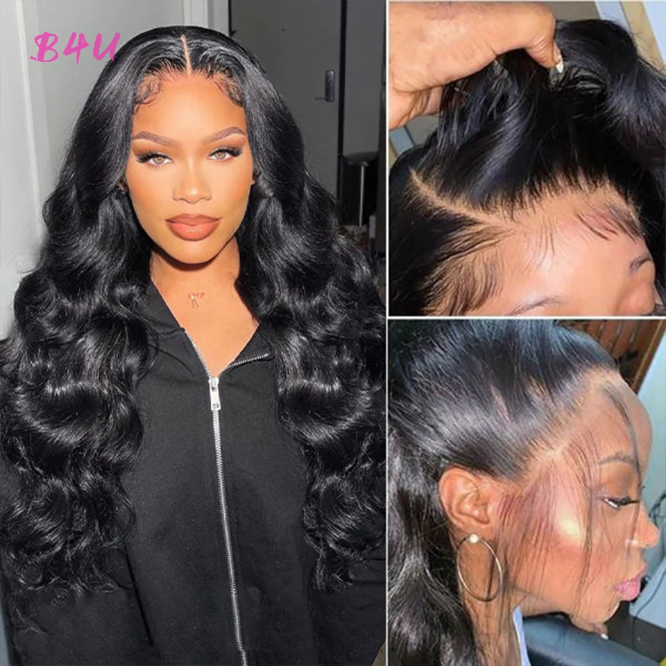 Brazilian-Body-Wave-Lace-Front-Wig-Transparent-Lace-Closure-Wigs-For ...